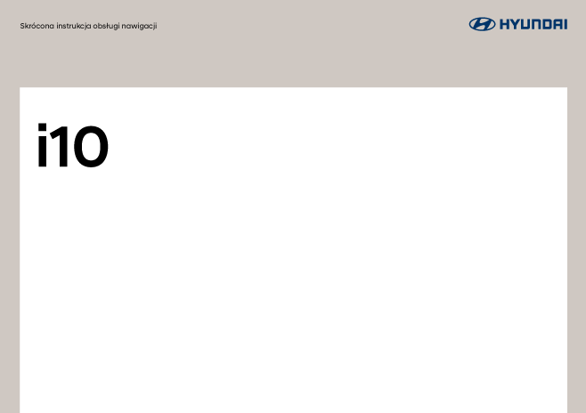 Instrukcje obsługi – Hyundai