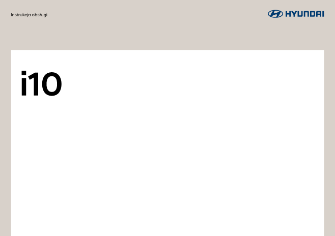Instrukcje obsługi – Hyundai